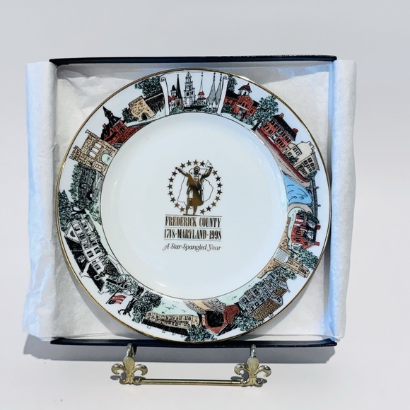 Art | New Historic Frederick County Collector Plate By Artist Cheryl ...